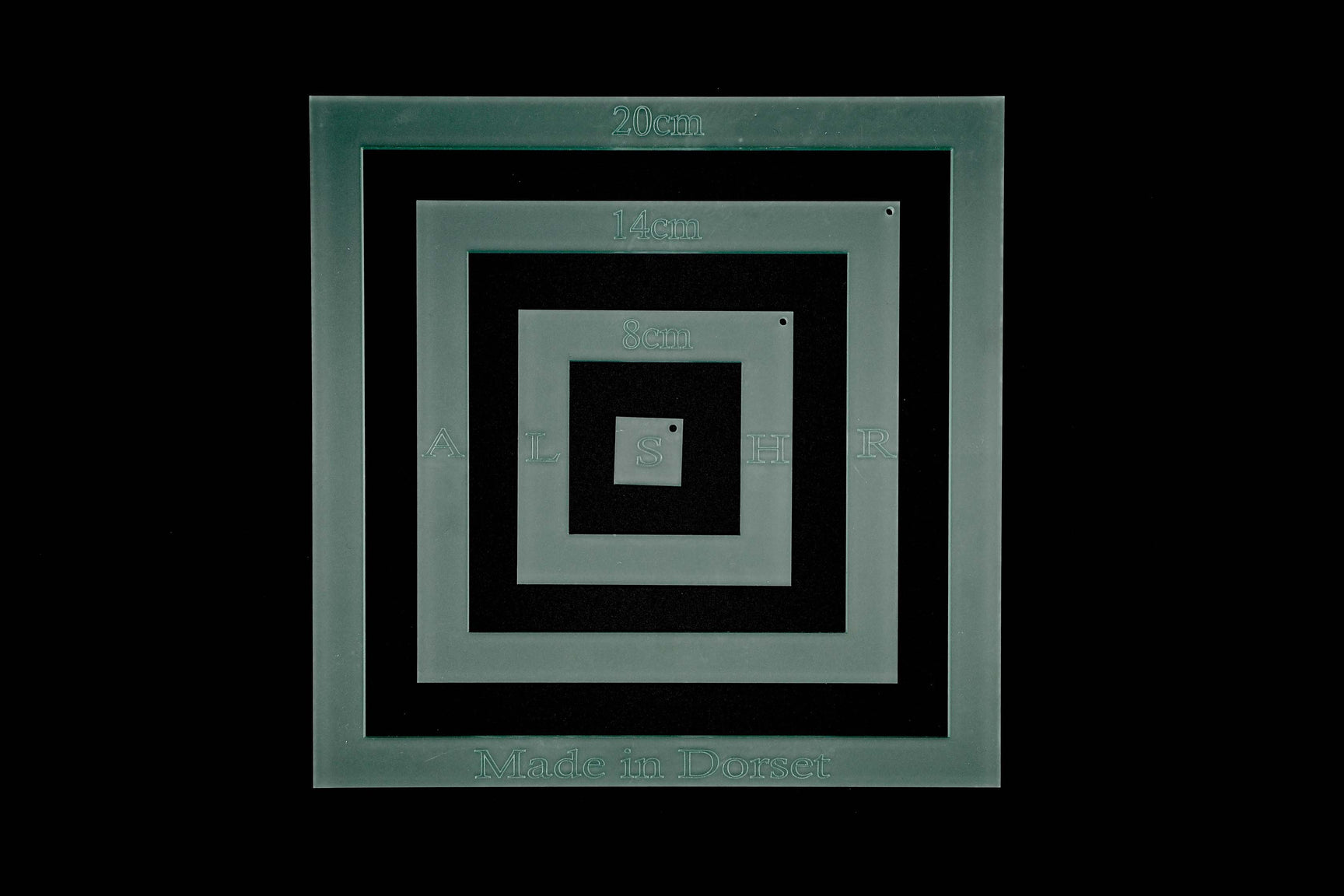 A Set Of Seven Acrylic Quilting Square Sewing/Craft Templates ...