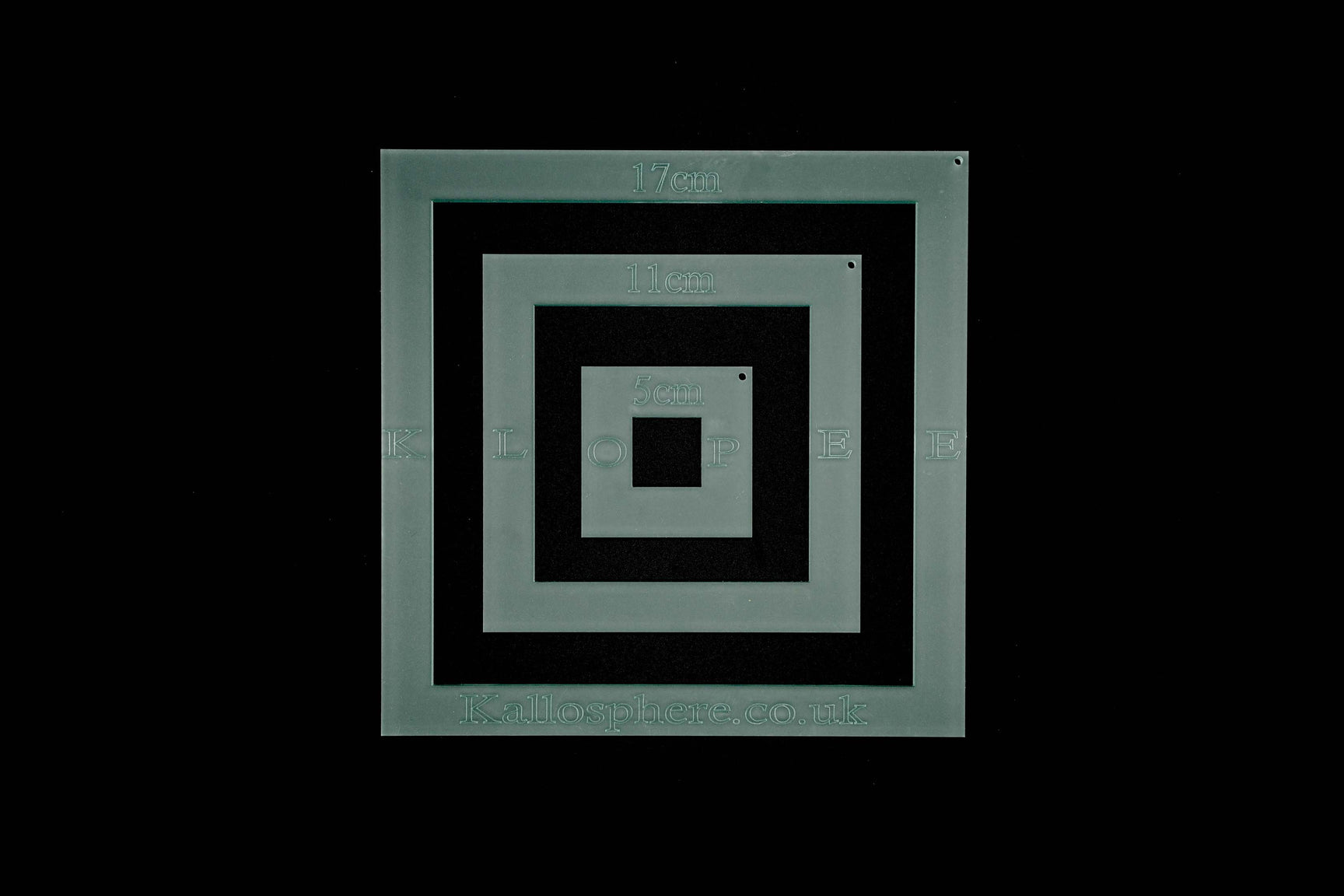 A Set Of Seven Acrylic Quilting Square Sewing/Craft Templates ...