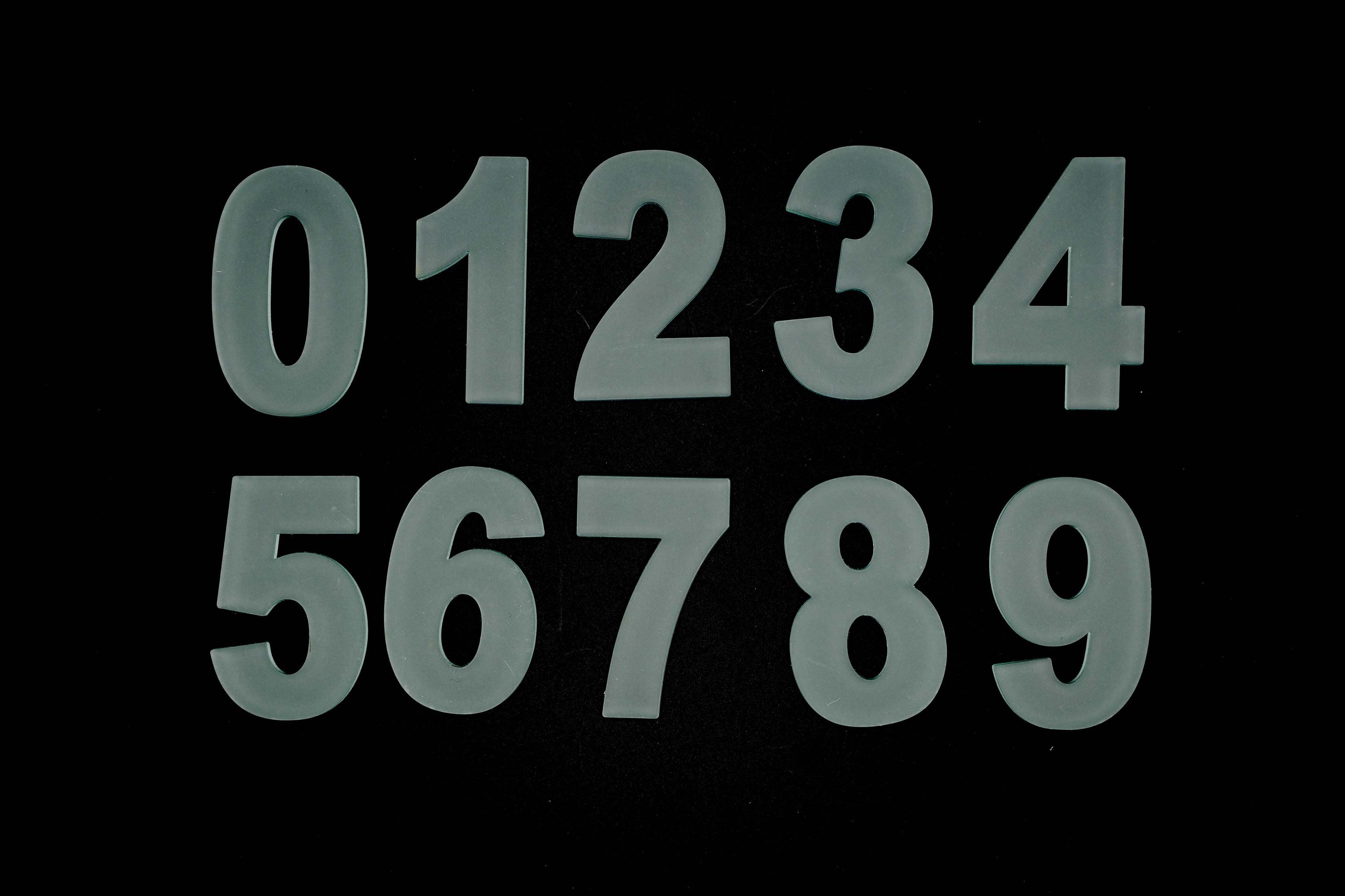 Acrylic Appliqué Number Sewing/Craft Templates | Kallosphere ...