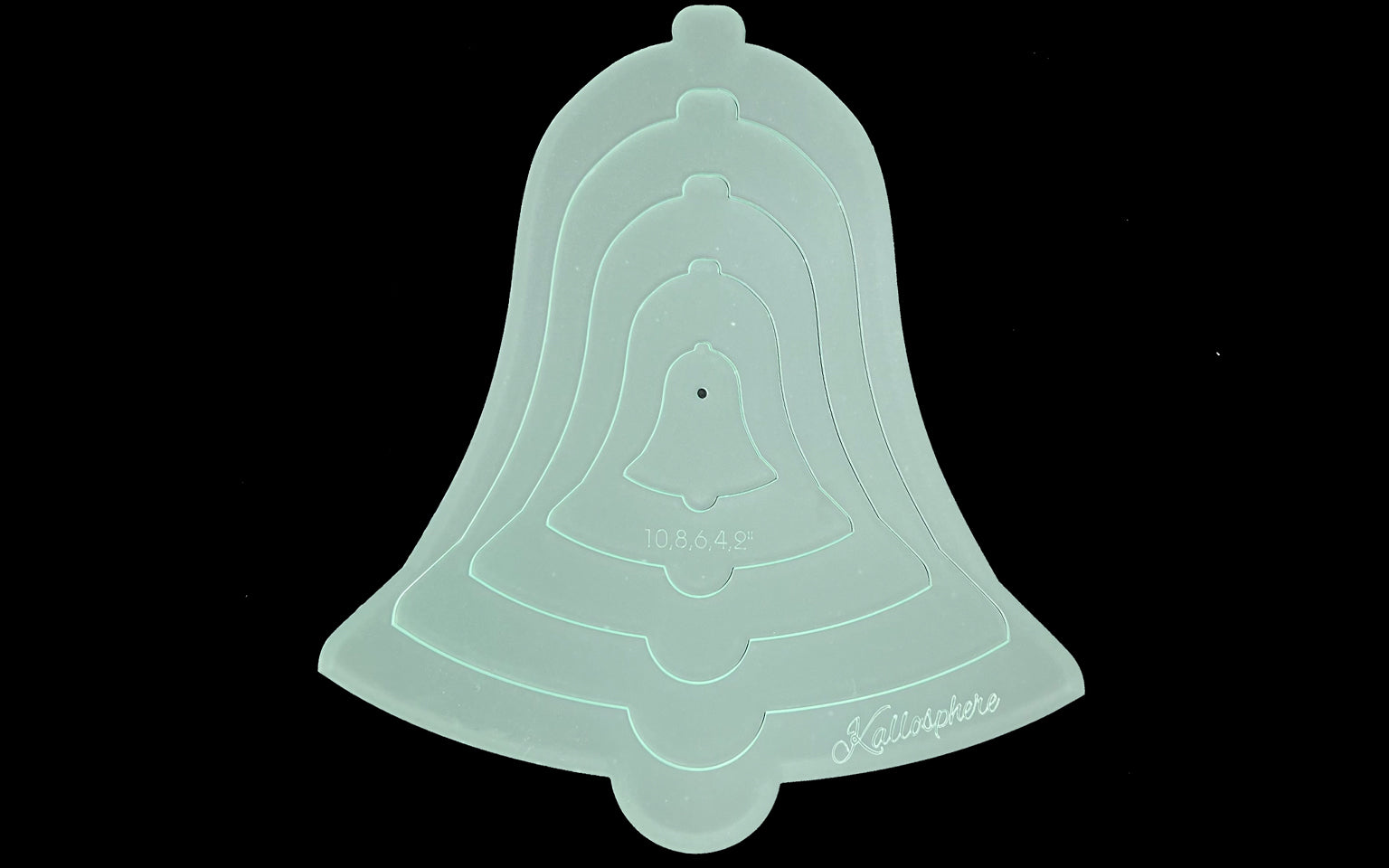 Nested bell Acrylic Sewing/Craft Template | Kallosphere – Kallosphere ...
